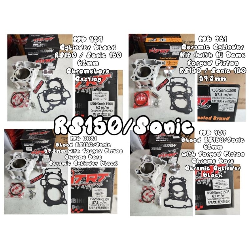 MTRT Block Kit for RS 150 Sonic 150 | Shopee Philippines