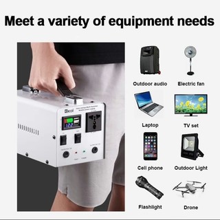 78000mAH 200W 220V Solar Generator Multi-Function Portable Big Capacity ...