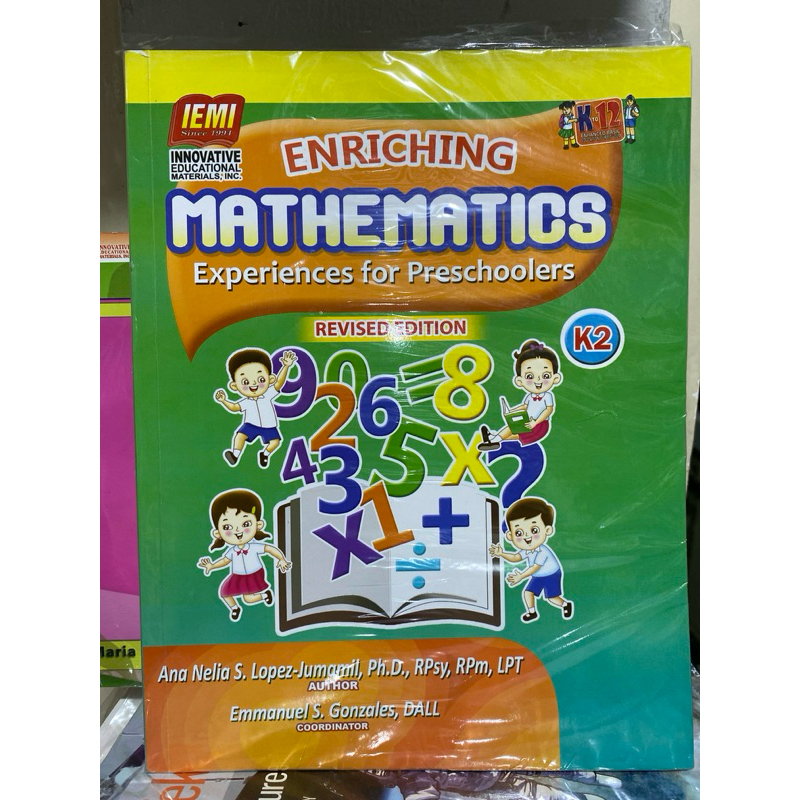 Enriching Mathematics Experiences for Preschoolers revised edition ...