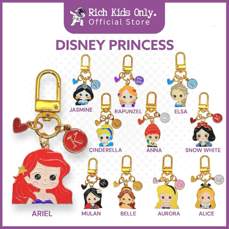 Heartbox Disney Princess Keychain Inspired Best for gifts giveaways and ...