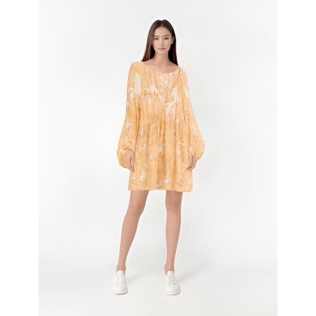 H&M 469965 490924 A Line Dress -Cream Beige | Shopee Philippines