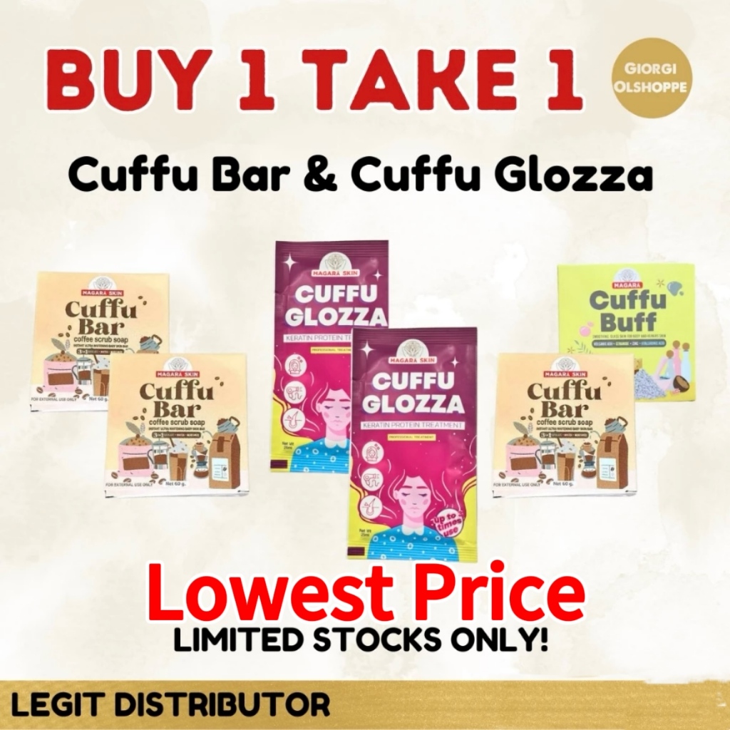 BUY 1 TAKE 1 MAGARA Cuffu Bar & Cuffu Buff & Cuffu Gloza Soap 60g ...