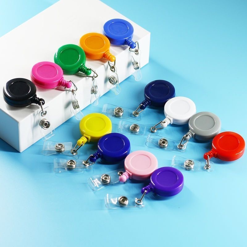 ID badge easy-pull buckle retractable buckle card holder badge lanyard ...