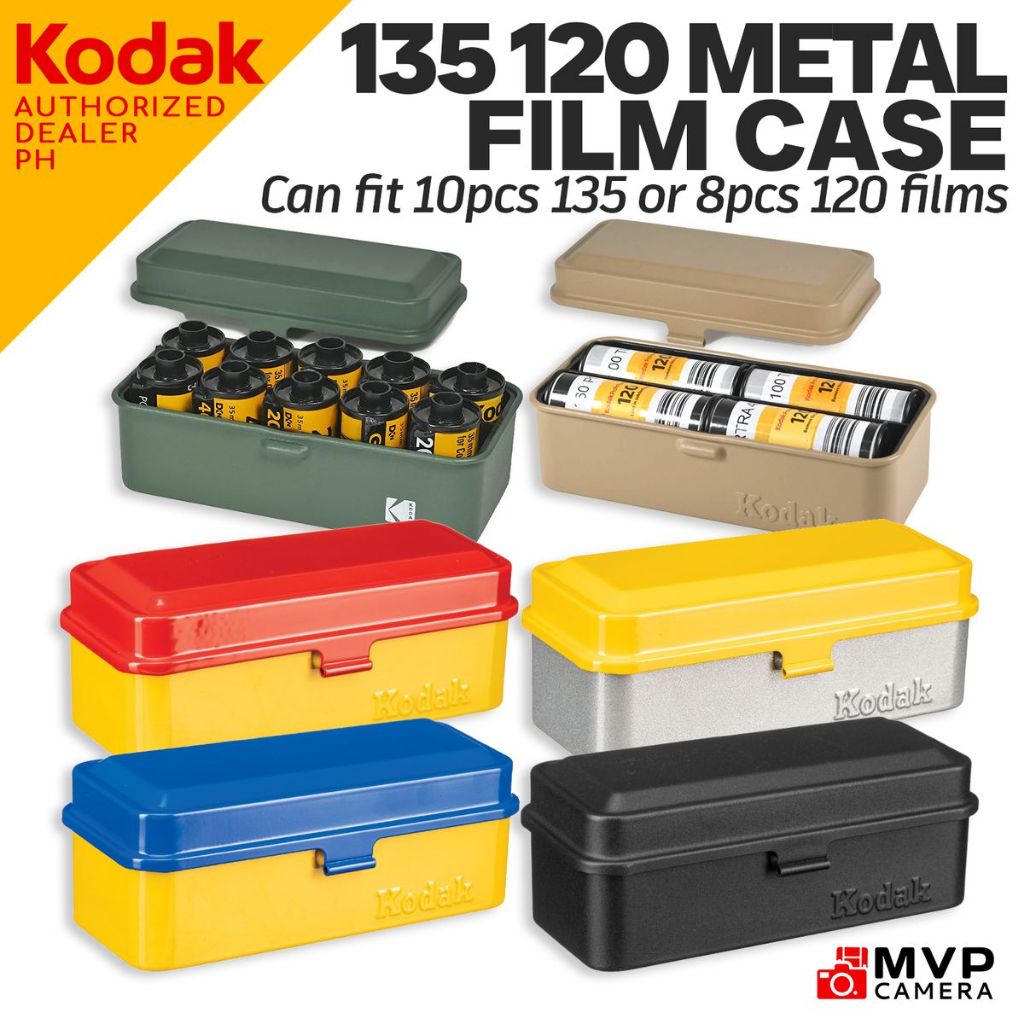 KODAK 135 35mm 120 Format Metal Negative Film Case Canister New Version ...
