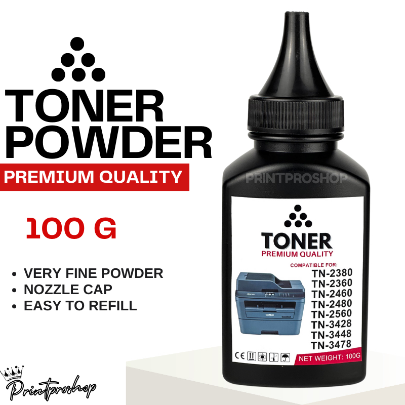 Toner Powder Refill 100g Compatible for Brother L2540 L2550 TN2560 ...