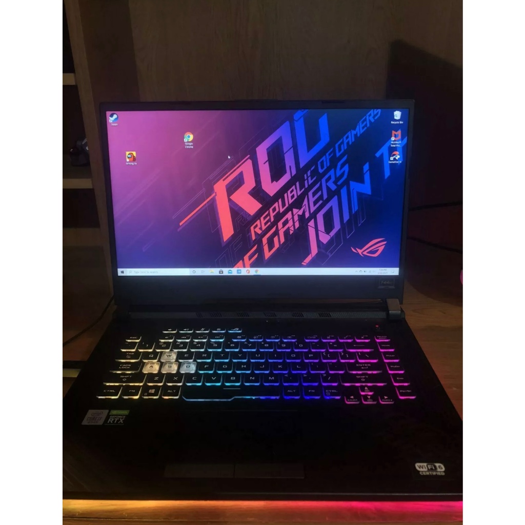 ASUS ROG G512 Strix i7 RTX 2070 16GB w 512GB Solid State Drive 144hz ...