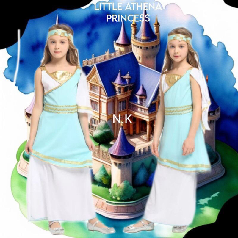 Goddess Little Athena Princess Costume for kids | Shopee Philippines