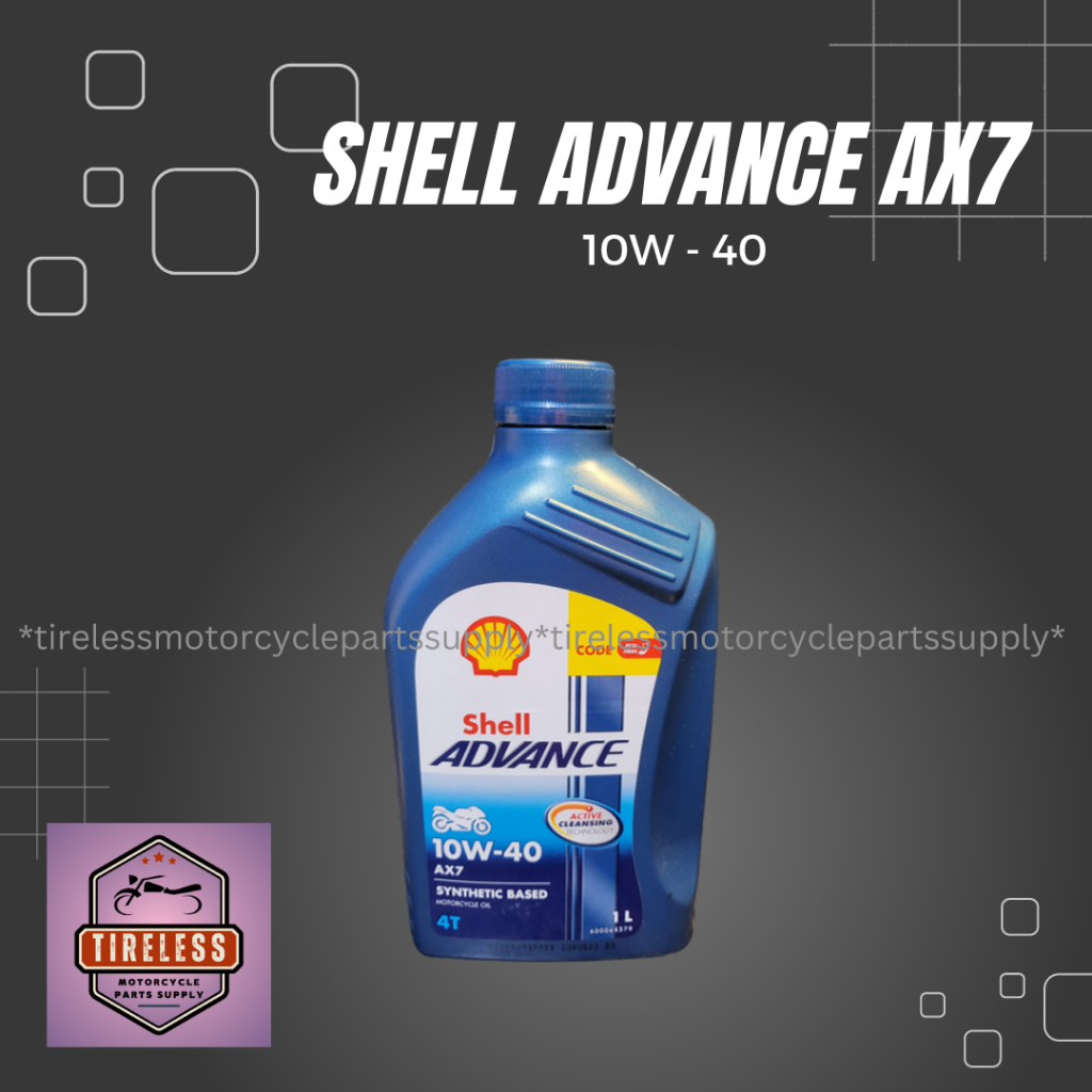 SHELL ADVANCE AX7 10W/40 1LITER | Shopee Philippines