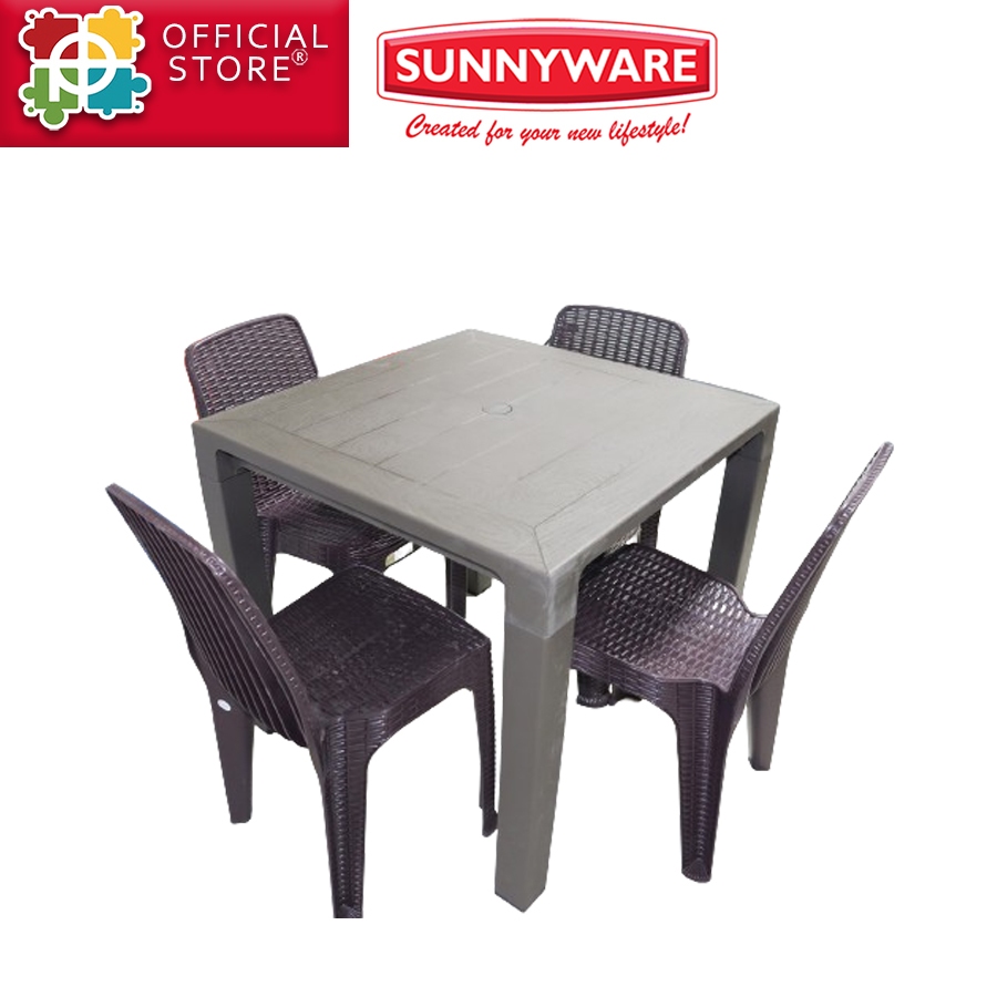 Sunnyware Tahanan Koleksyon "Mesa ng Bayan" 4 Seater Stock No. 870 ...