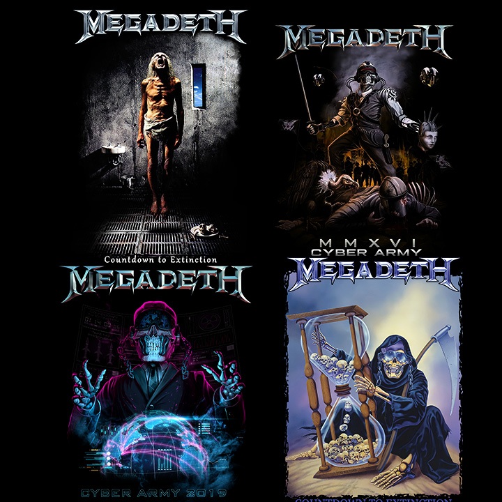 READY TO PRESS - MEGADETH Designs A3 Size Direct Transfer Film DTF for ...
