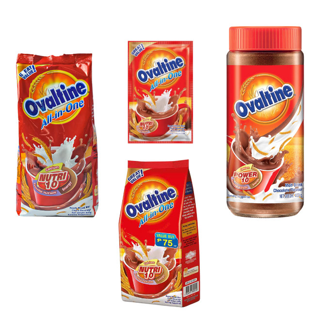 Ovaltine Chocolate Drink 840g, 400g 260g and 20g x 8pcs | Shopee ...