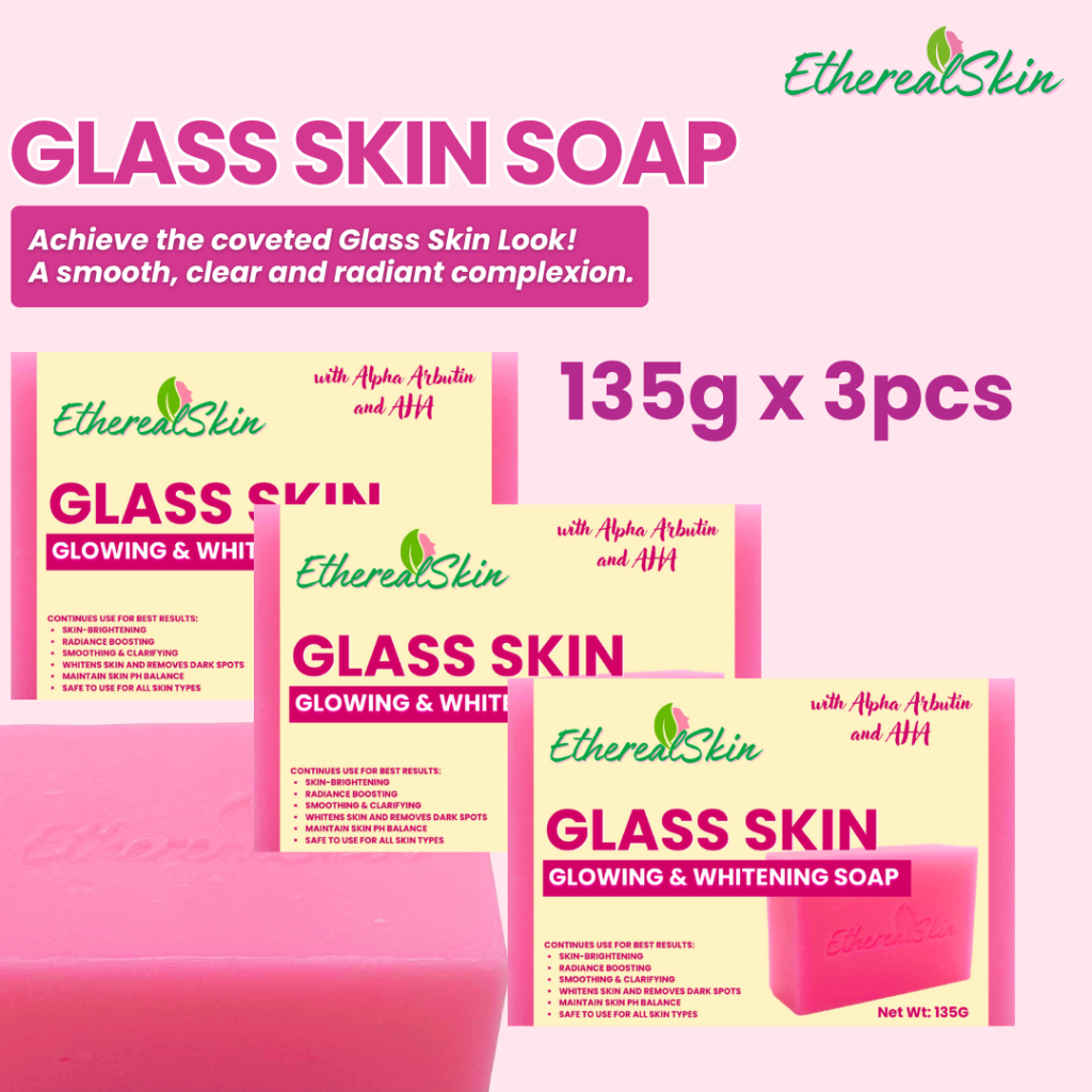 EtherealSkin Glass Skin Soap Glowing and Whitening 135g for Smooth ...