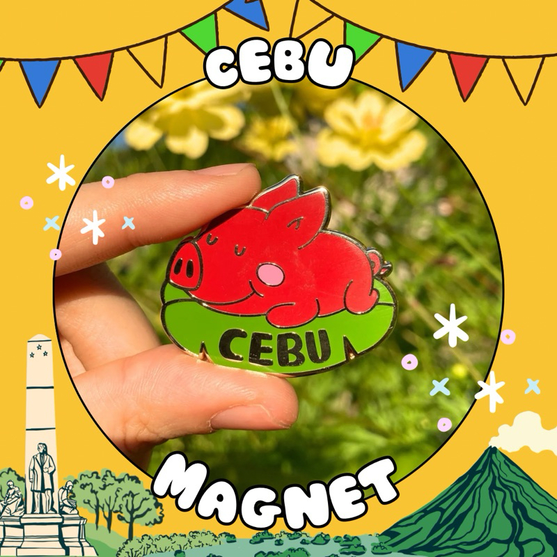 Cebu Philippines Lechon Souvenir Magnet Refrigerator Pasalubong ...