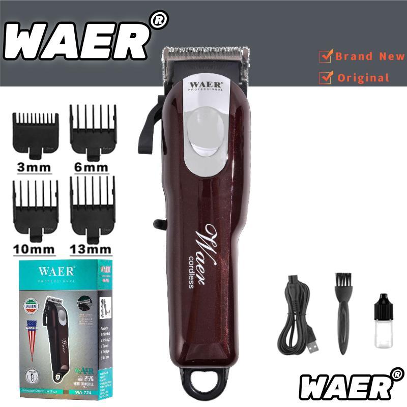 WAER Professional Hair Clipper Trimmer Rechargeable Razor Cordless ...