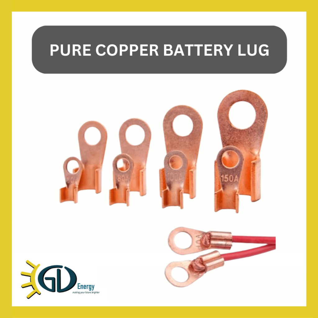 5A/10A/50A/100A/150A/200A Pure Copper Battery Cable Connector Terminal ...