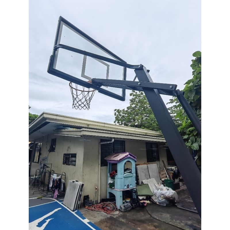 Basketball Court Heavy-duty Adjustable Portable Movable Standard Size ...