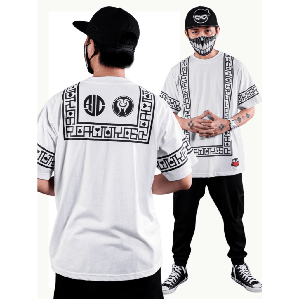 Real Jokes Clothing Monogram White | Shopee Philippines