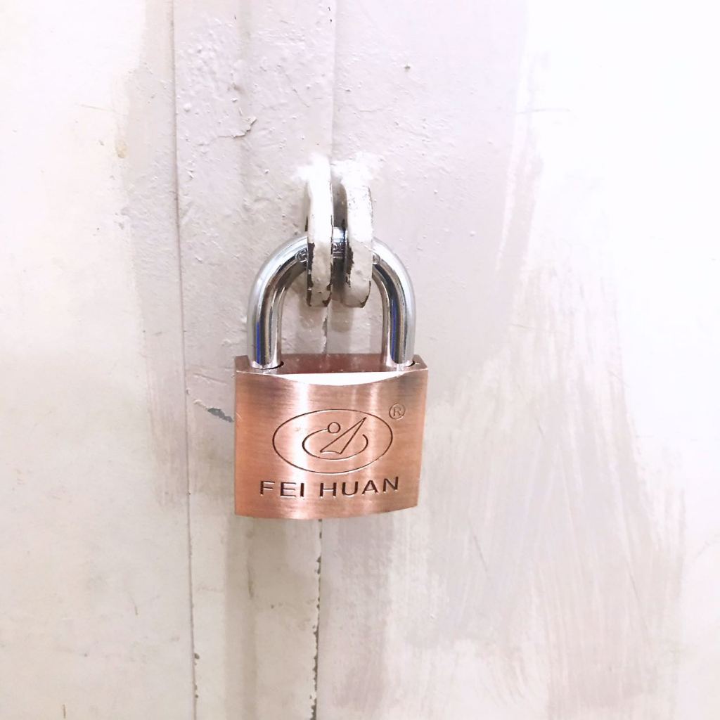 Cod Anti Theft Antique Copper Core Lock Door Lock Warehouse Lock With 4 ...
