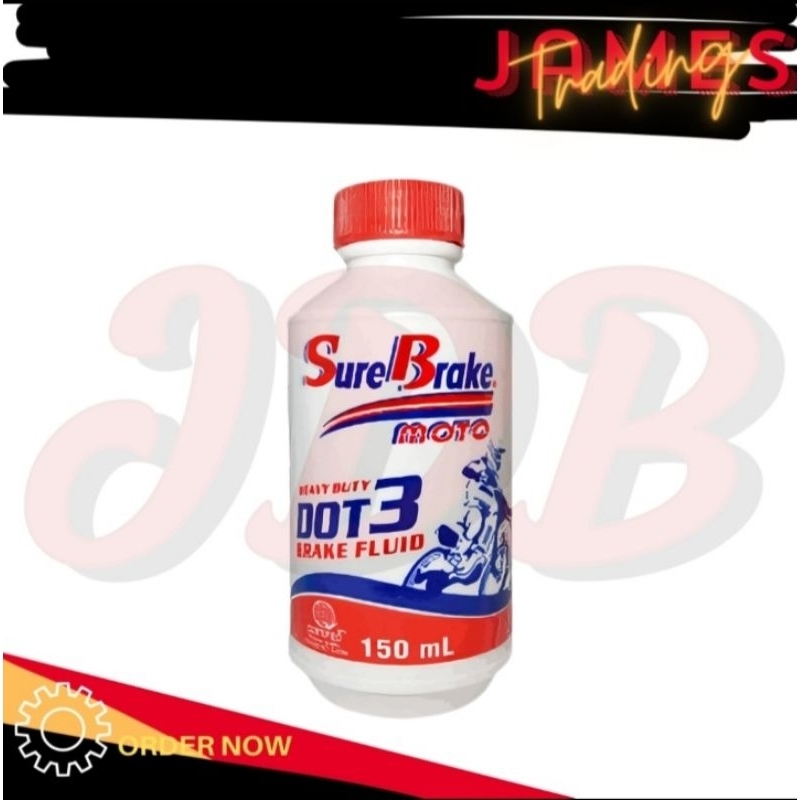 Sure Brake Fluid Heavy Duty Dot 3 150mL | Shopee Philippines