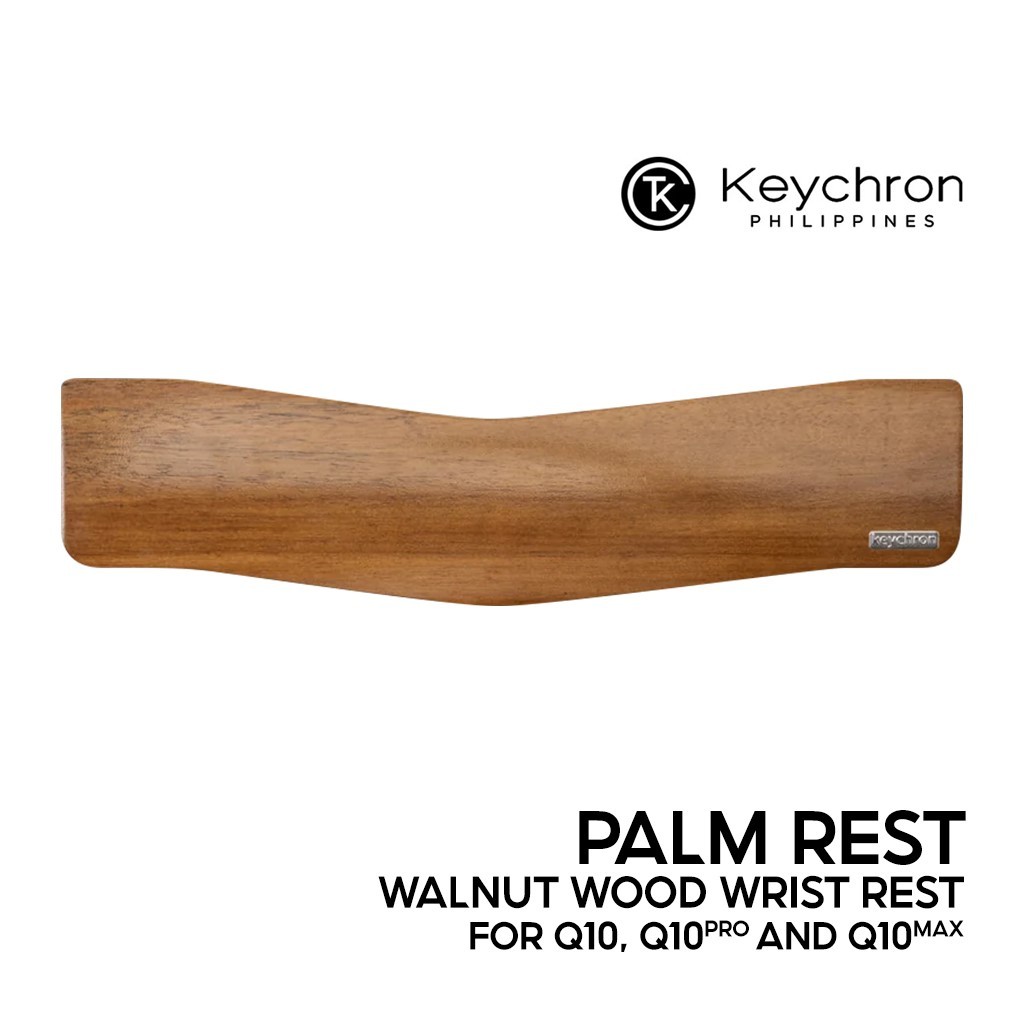 Keychron Walnut Wood Palm Rest (Built for Q10 / Q10 Pro / Q10 Max, PR24 ...