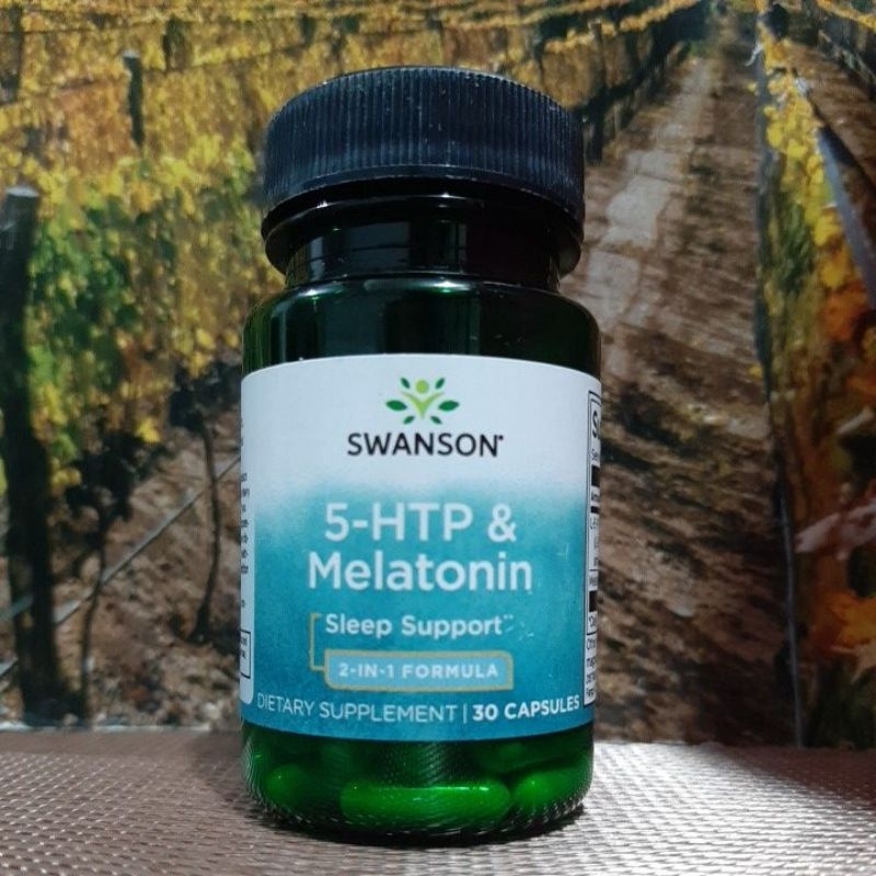 5-HTP 50mg. and Melatonin 3mg. 30 capsules EXPIRY: Dec. 2025 Swanson ...
