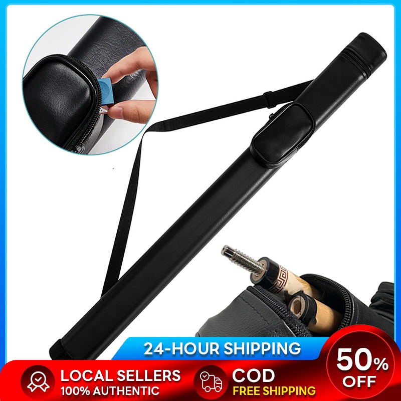 Billiard Single Cue Hard Case Black Pool Cue Stick Hard Case 1 Stick 2 ...