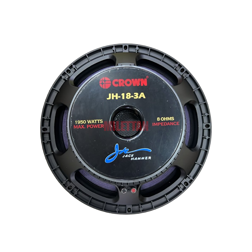 Crown JH-18-3A Jack Hammer Instrumental Speaker [18"][1950W][Original ...