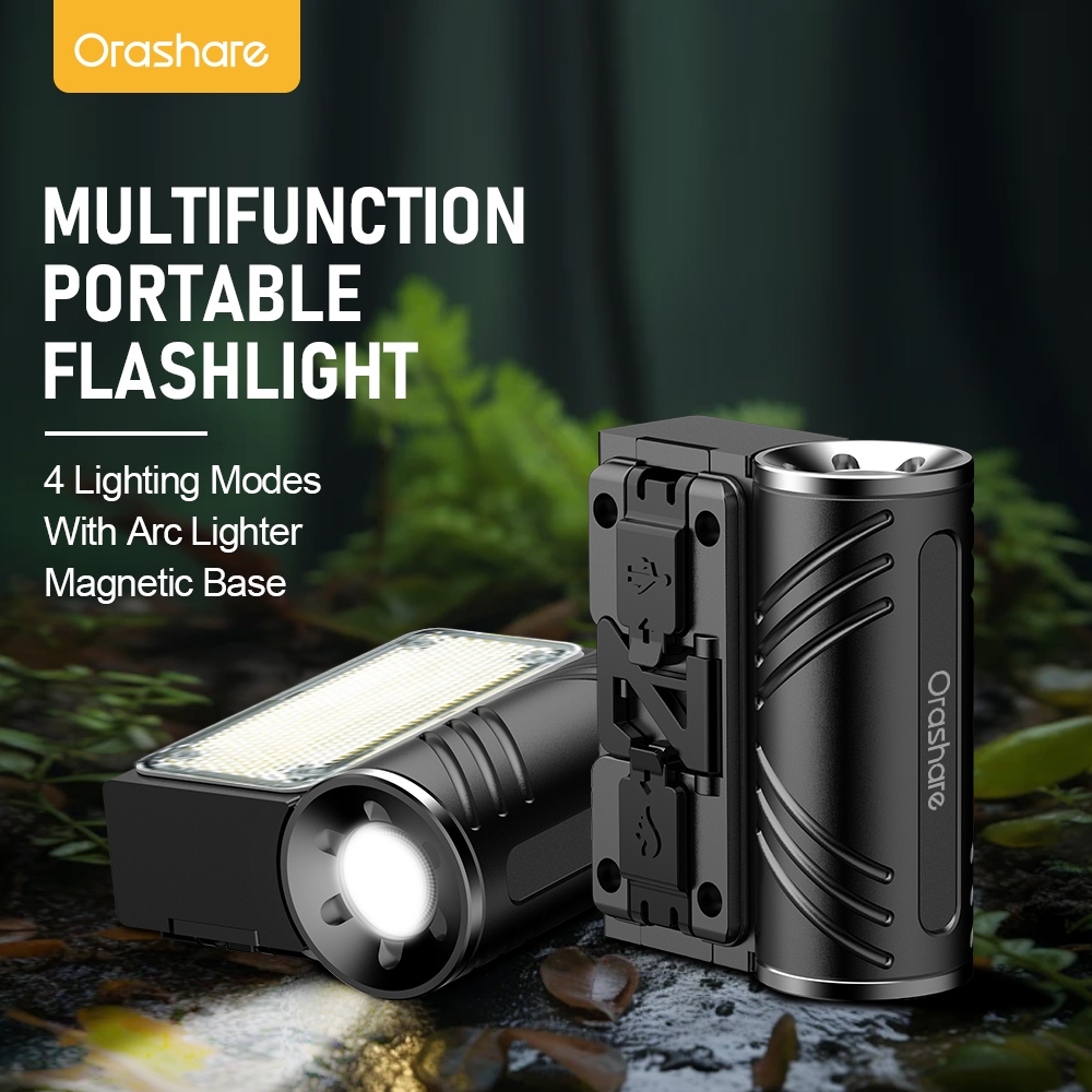 Orashare OL07 MultiFunction Portable Mini Flashlight LED Rechargeable ...