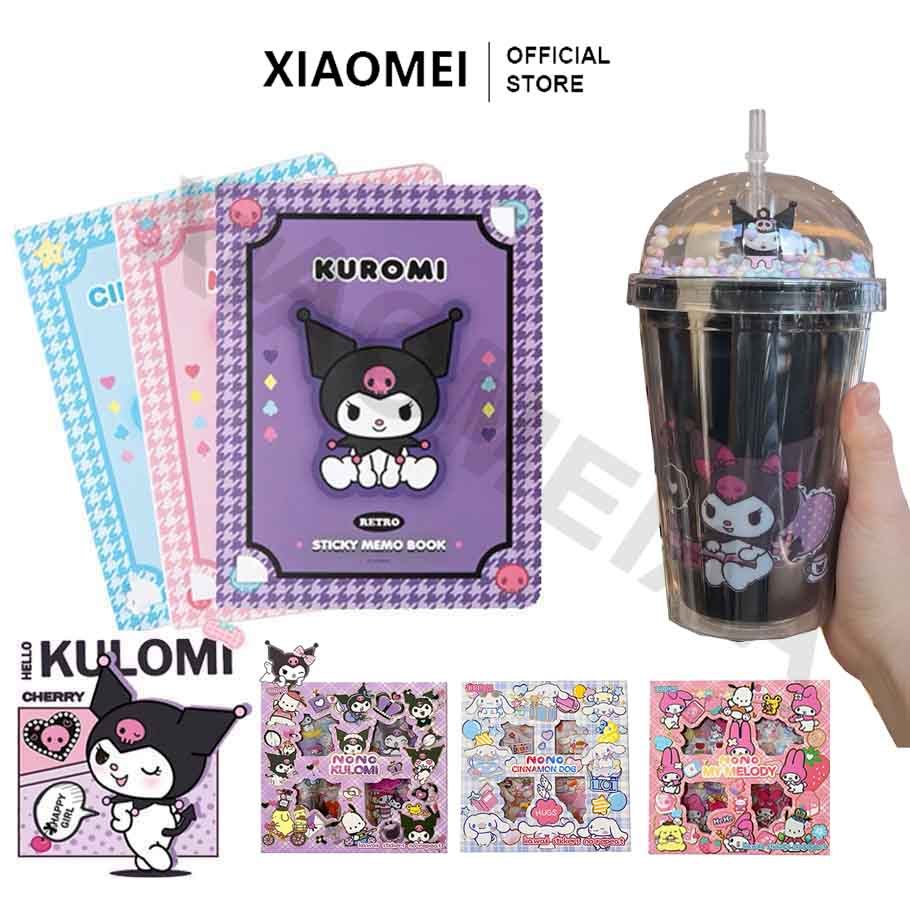 Cute Sanrio Kuromi Sticky Notepad Cartoon Melody Set Note Book ...
