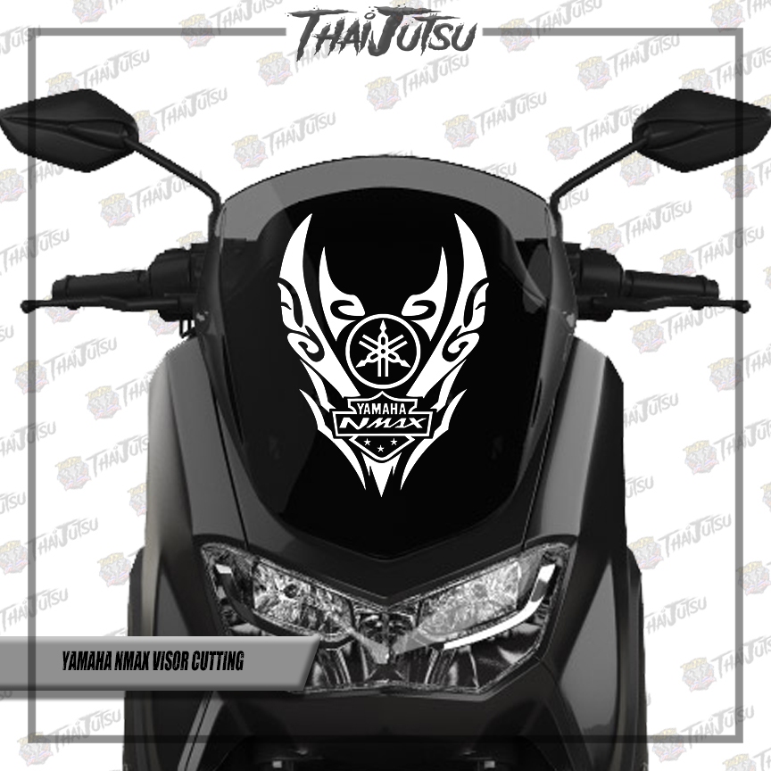 YAMAHA NMAX Visor cutting ( VINYL CUT-OUT STICKER DECALS ) | Shopee ...