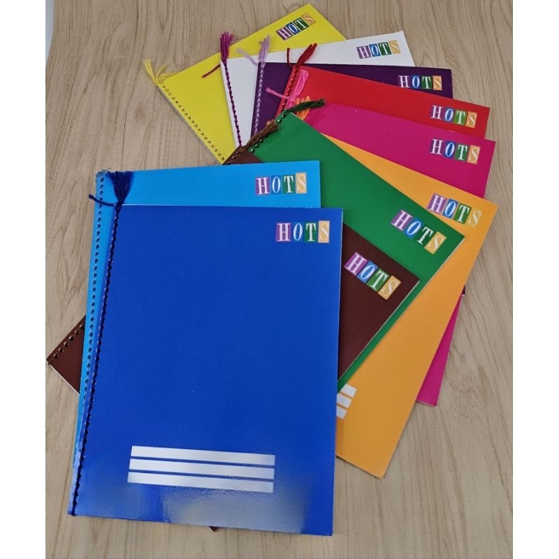 HOTS University Notebook with Yarn ( BIG NOTEBOOK ) 80 leaves | Shopee ...