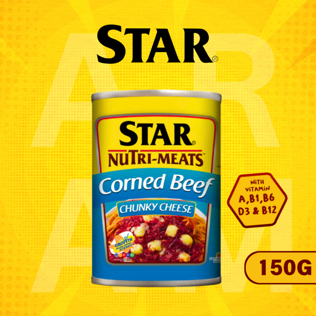 Star Chunky Cheese Corned Beef 150g | Shopee Philippines