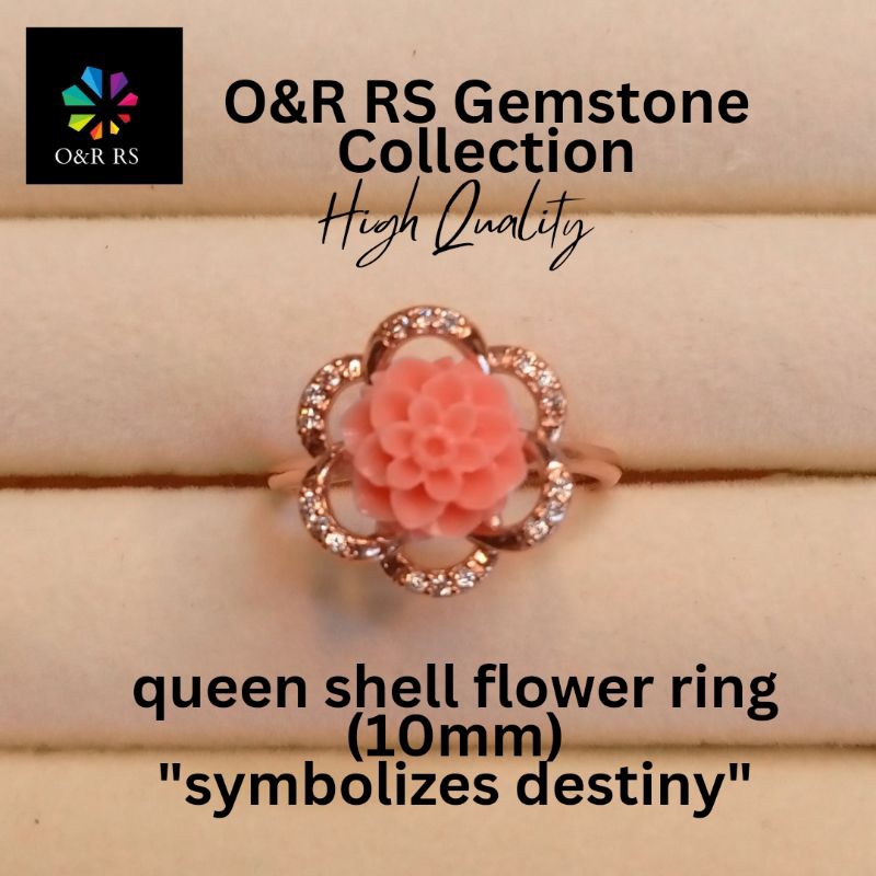 O&R RS queen shell ring(10mm) | Shopee Philippines