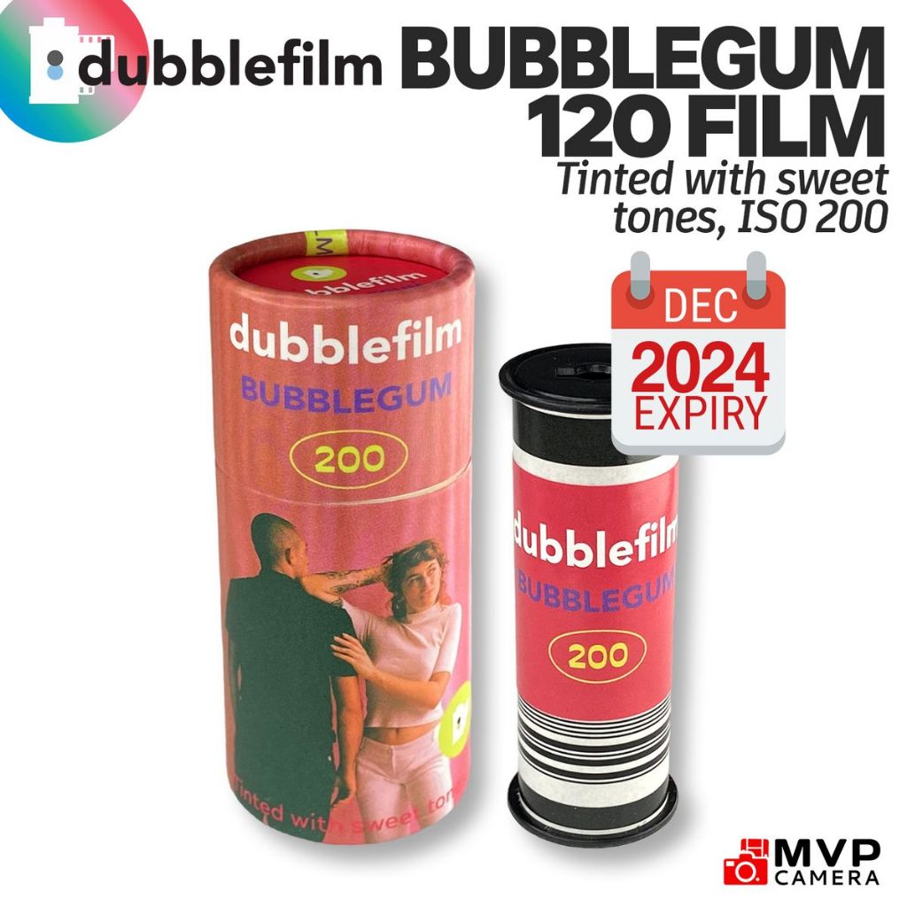 DUBBLEFILM Dubble BUBBLEGUM 120 Format Color Negative Film C41 Process MVP CAMERA | Shopee ...