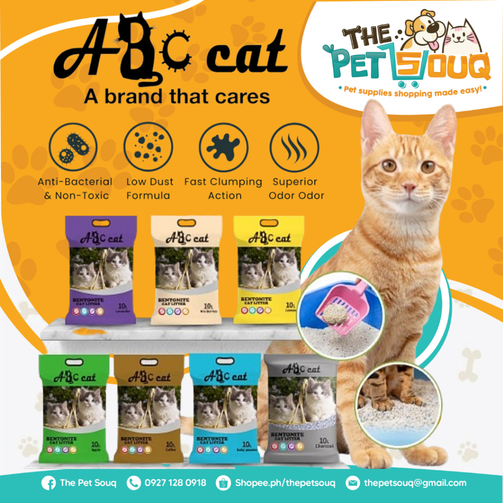 10L ABC Bentonite Cat Litter | Shopee Philippines