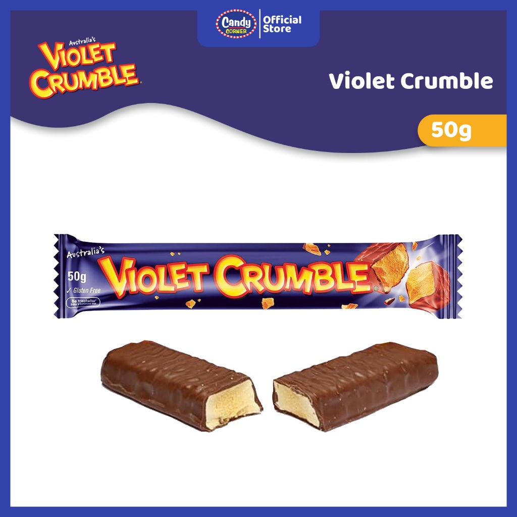 Violet Crumble Honeycomb Chocolate Bar Original 50g | Shopee Philippines