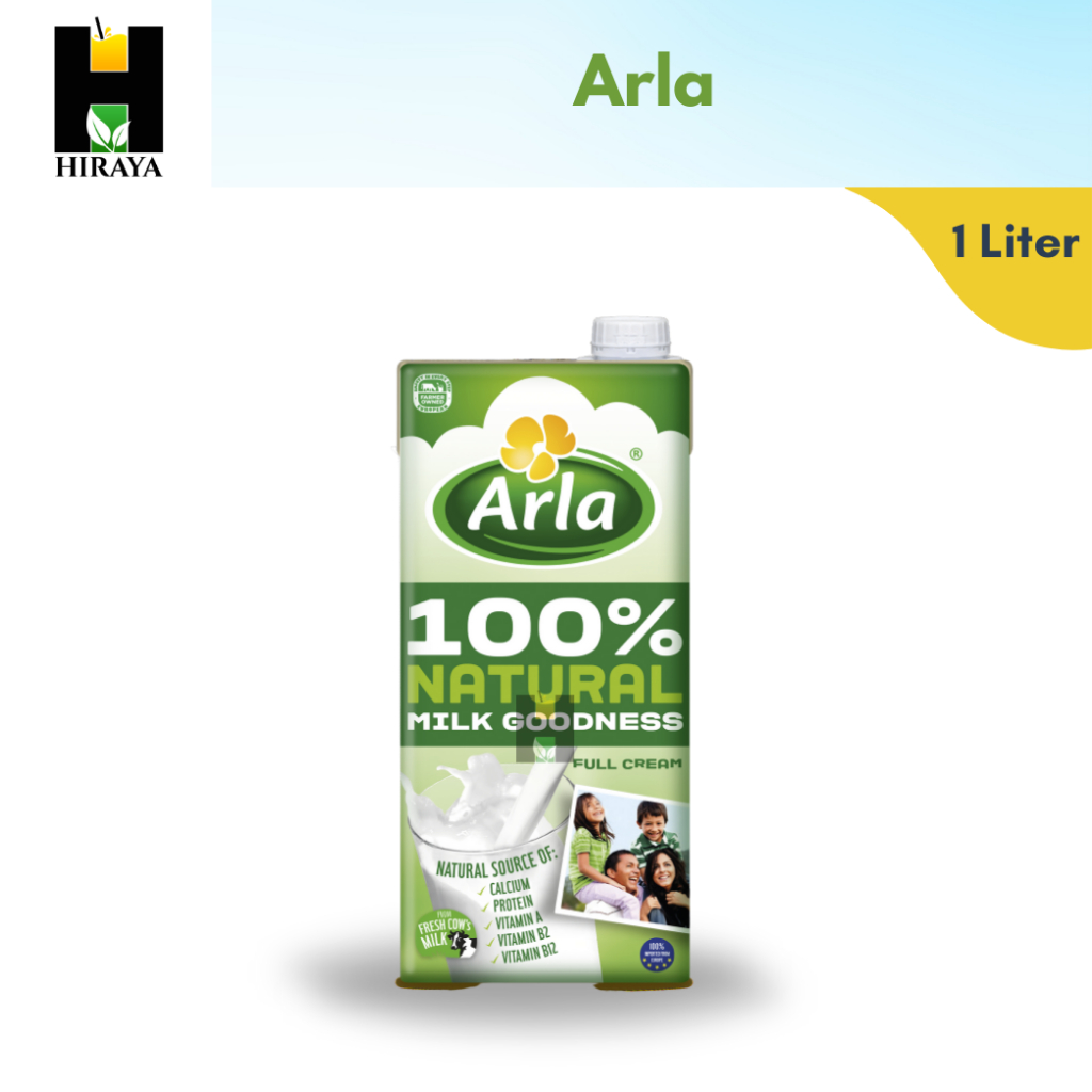 Arla Full Cream Milk 1000ml / Natural Full Cream Milk / Full Cream Milk ...