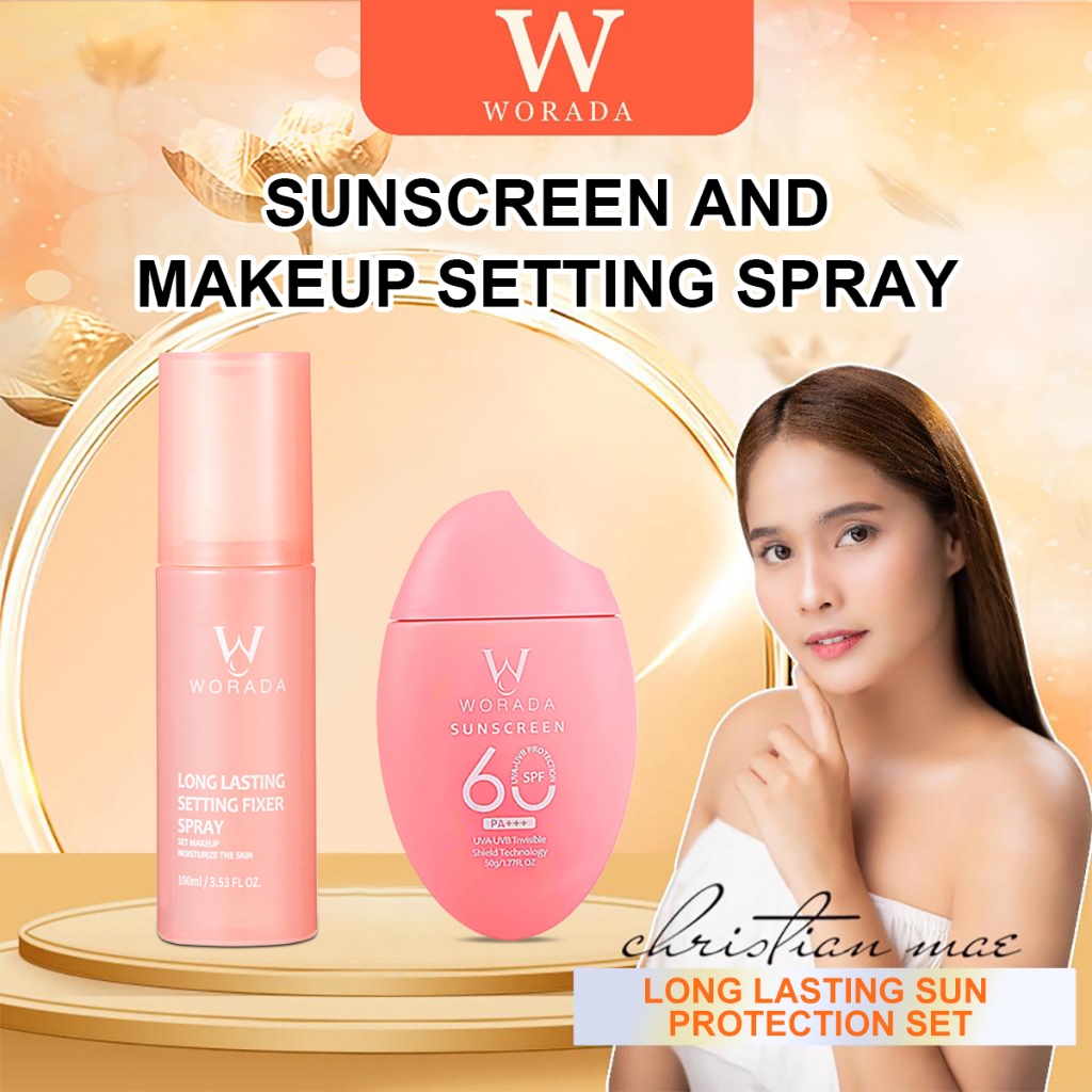 FDA approved WORADA SPF60 facial whitening sunscreen and 12-hour ...