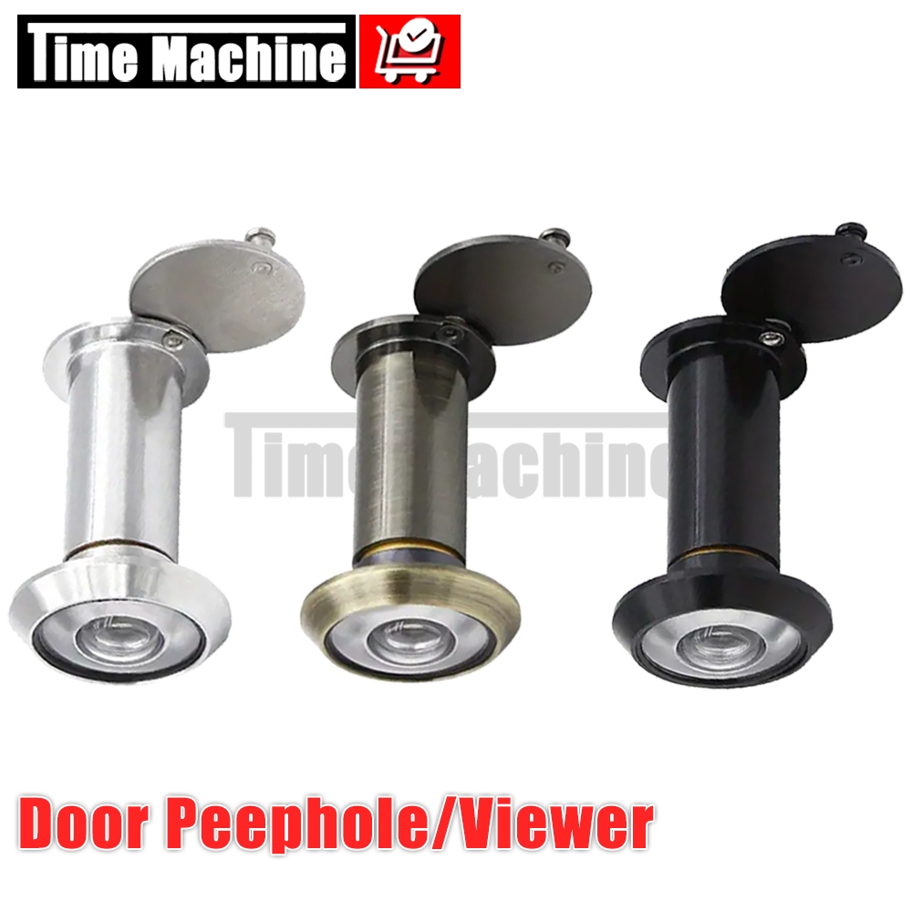 200-Degree Security Door Viewer Peephole For Front Door W/Privacy Cover ...