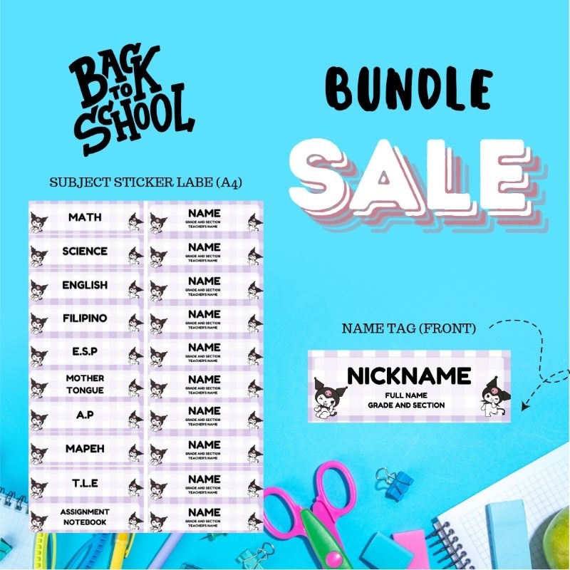 NAME TAG & SUBJECT LABEL | Shopee Philippines