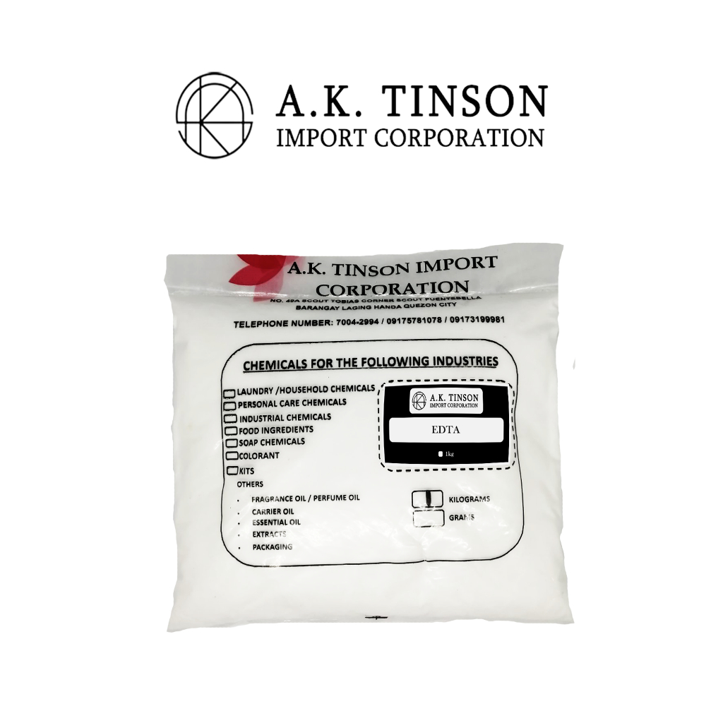 AK EDTA (Neutralizer) Tetrasodium 1kg for Dishwashing Liquid, Liquid ...