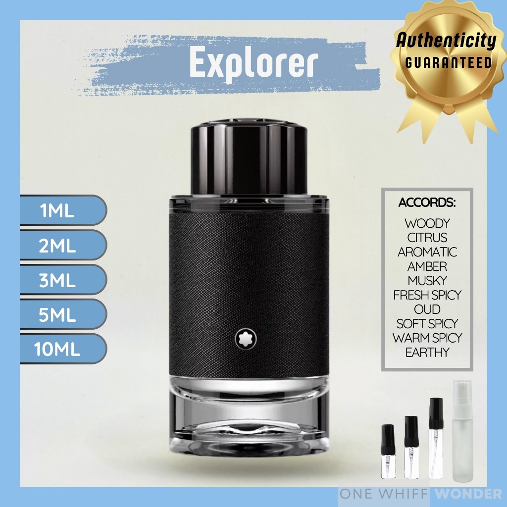 Mont Blanc Explorer (1mL, 2mL, 3mL, 5mL or 10mL) ONE WHIFF WONDER ...
