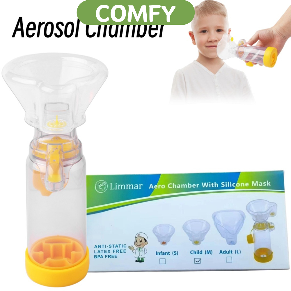Pediatric Asthma Salorie Inhaler Spacer for KidsDevice Silicone Aerosol ...