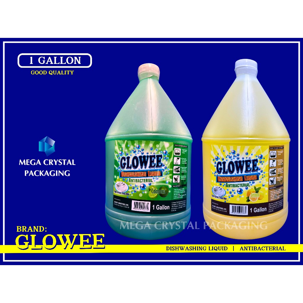 Glowee Dishwashing Liquid Mura 1 Gallon Lemon or Calamansi | Shopee ...
