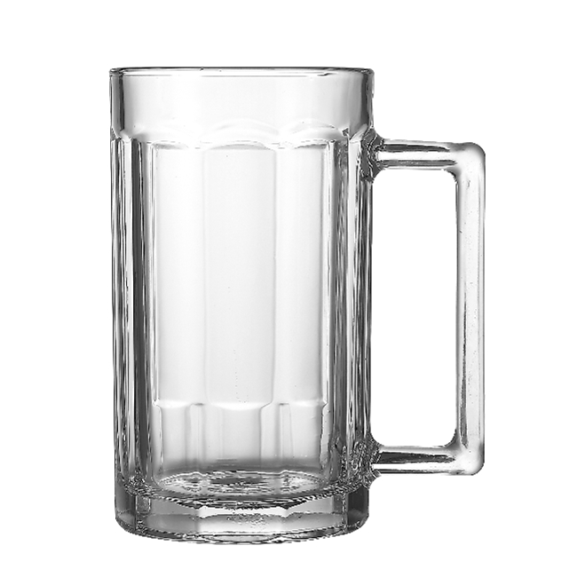 DELI ZB374-2 Drinking water glass and beer mug with handle | Shopee ...