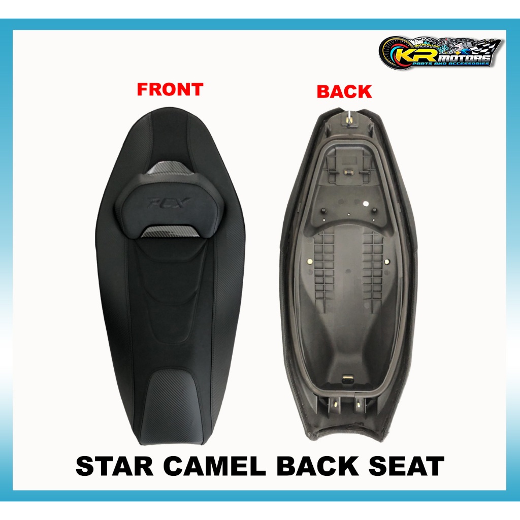 PCX 160 Camel Back Seat Suede and Leather / Hydro Dip Carbon - High ...