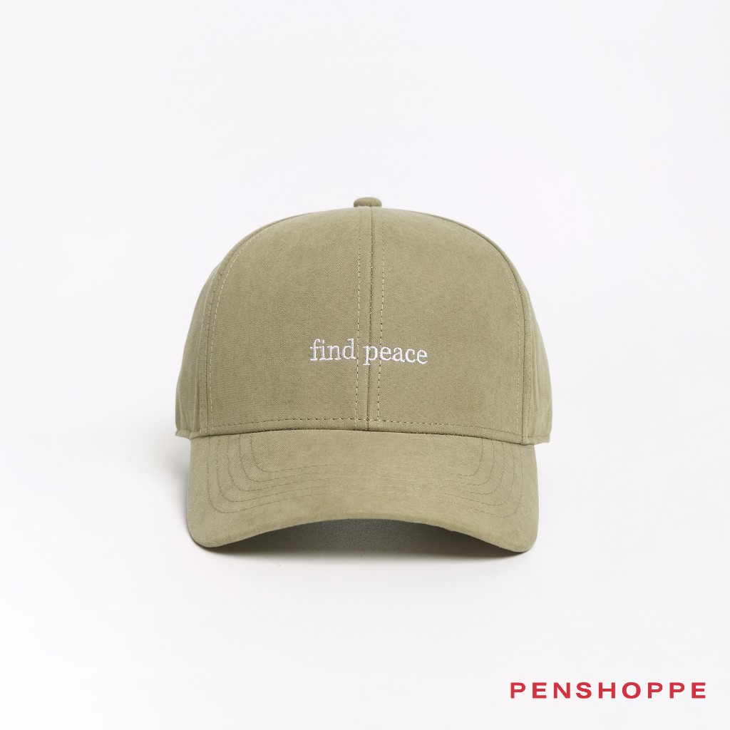 Penshoppe Varsity Cap With Embossed Embroidery For Women (Olive ...
