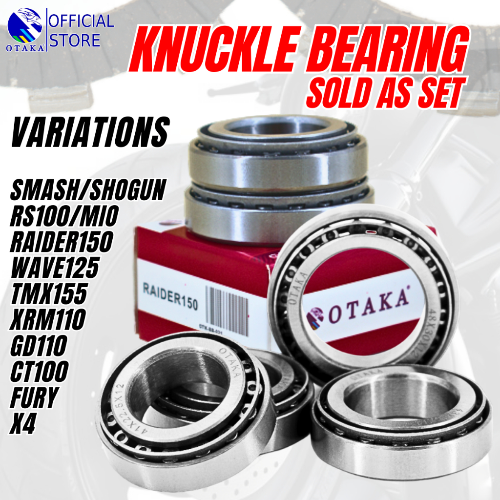 OTAKA KNUCKLE BEARING FOR SMASH/SHOGUN/RS100/MIO/RAIDER150/WAVE125 ...
