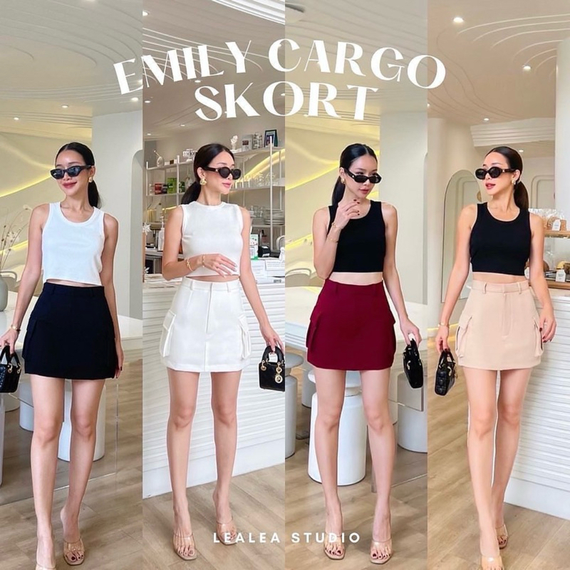 BKK LEA LEA STUDIO “EMILY” CARGO SKORT | mnl.tees | Shopee Philippines