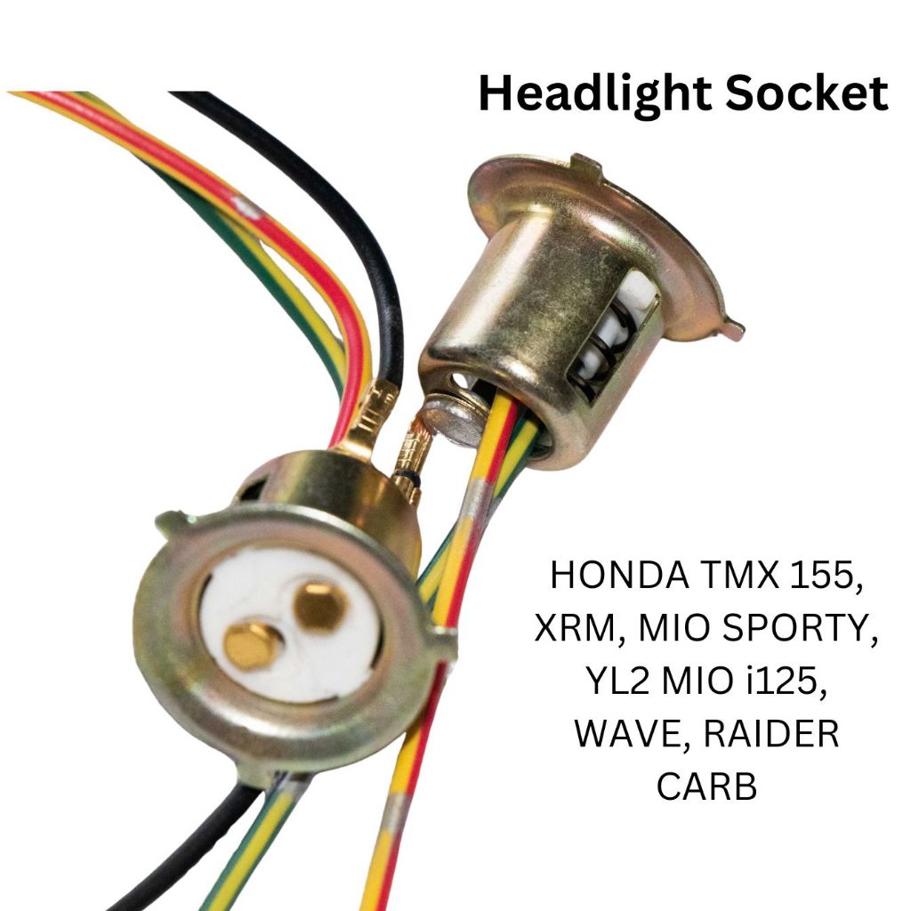 Heavy Duty Headlight Socket for motorcycle - Original Auto Wire - Head ...